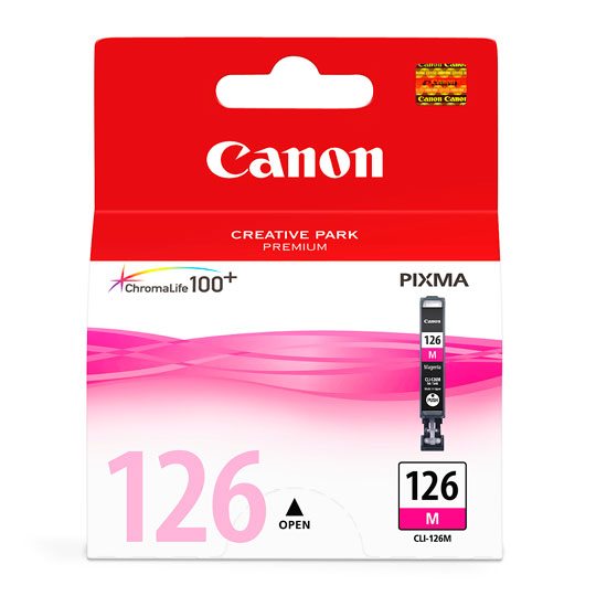CAN-TIN-CLI126M / 4563B001AB CARTUCHO DE TINTA CANON CLI-126 MAGENTA ...